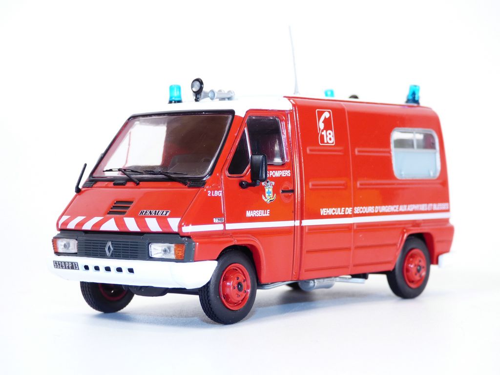 RENAULT MASTER T30 VSAB BMPM Marseille 1/43 Marins pompiers ...
