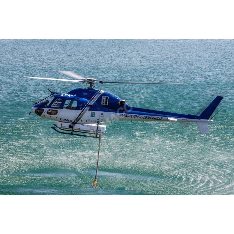 HÉLICOPTÈRE AS355 ECUREUIL 2 marins pompier BMPM 1/43 Marseille EUR 209 ...