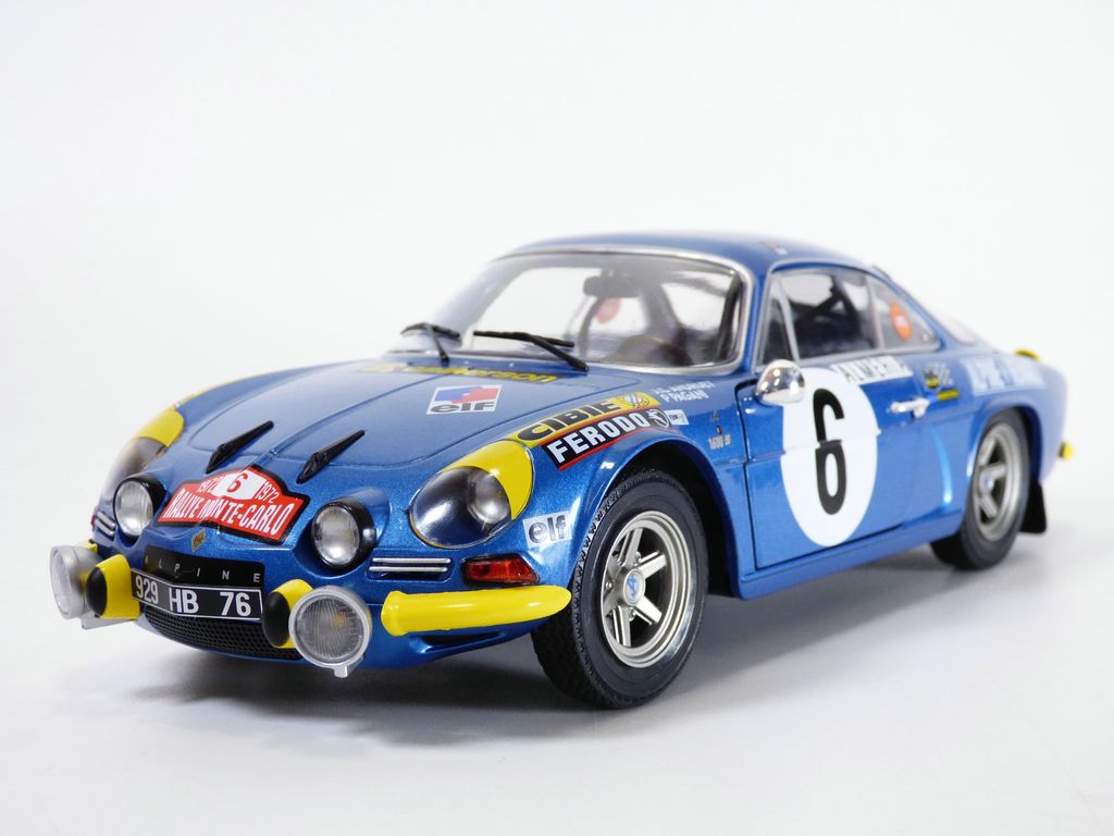 ALPINE A110 1600S n°6 Rallye MONTE CARLO 1972 1/18 Andruet / Pagani ...