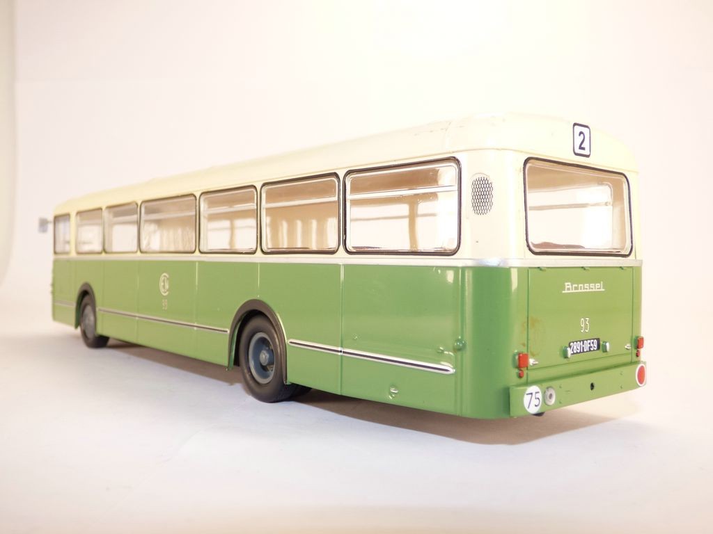 AUTOBUS BROSSEL BL55 1966 ligne 2 Saint Amand les eaux 1/43 ...