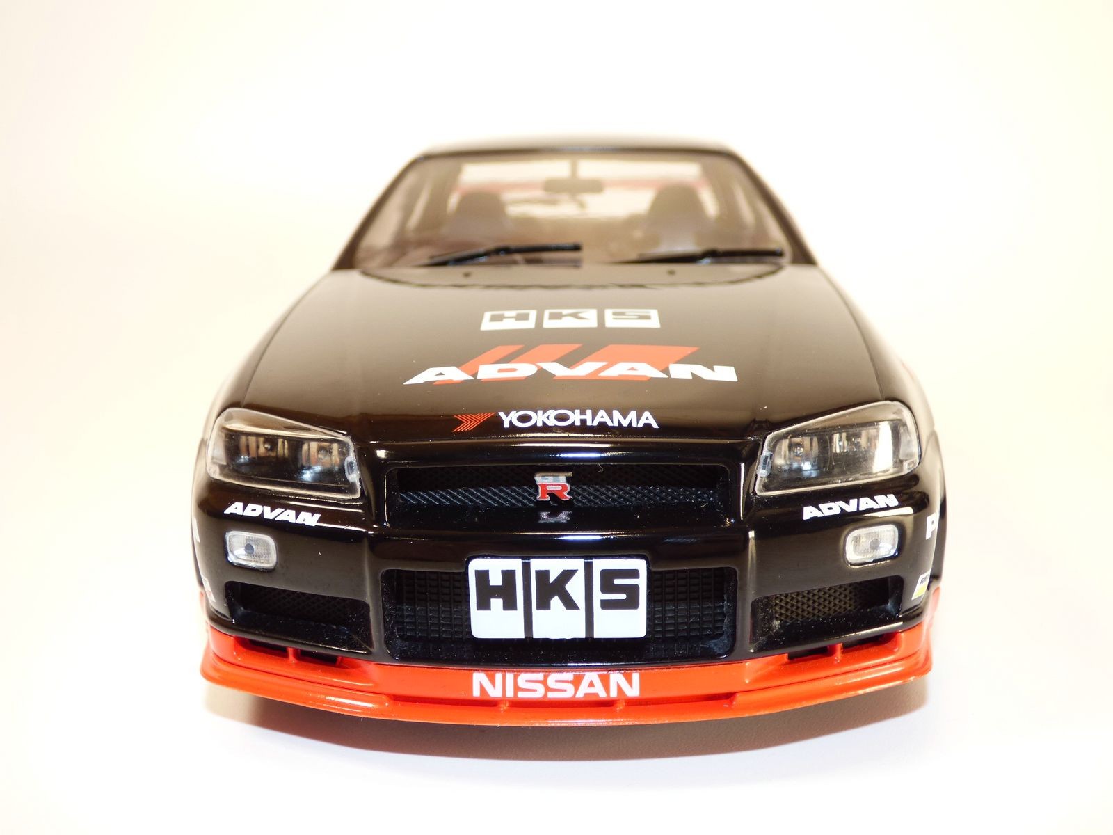 NISSAN SKYLINE GTR R34 ADVAN DRIFT livery 1/18 EUR 45,90 - PicClick IT